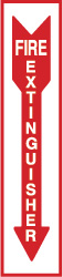 Fire Extinguisher Sign 2 (Plastic) | The Graphics Shop