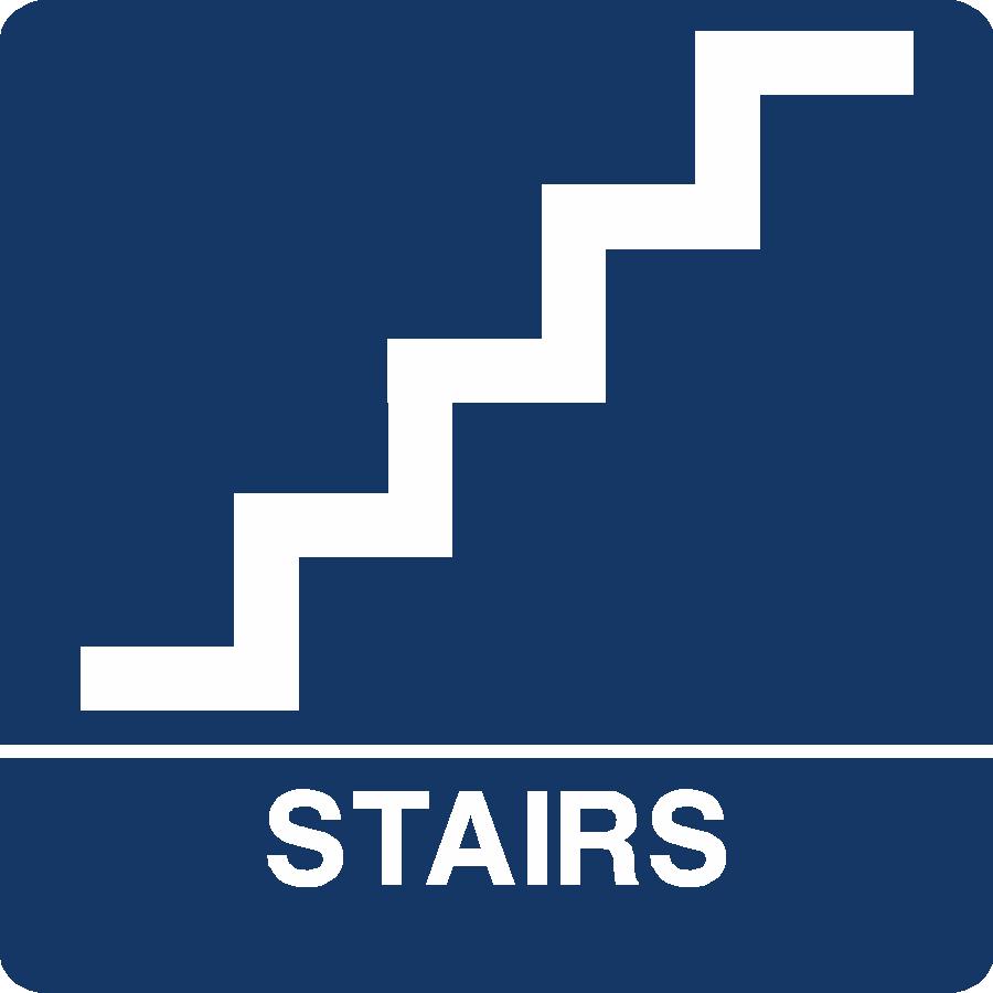 ADA Blue Stairs | The Graphics Shop